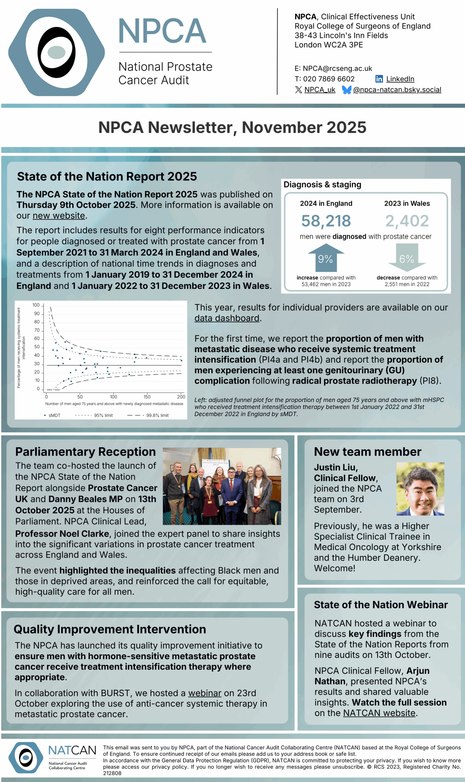 NPCA Newsletter, November 2025 - National Cancer Audit Collaborating Centre